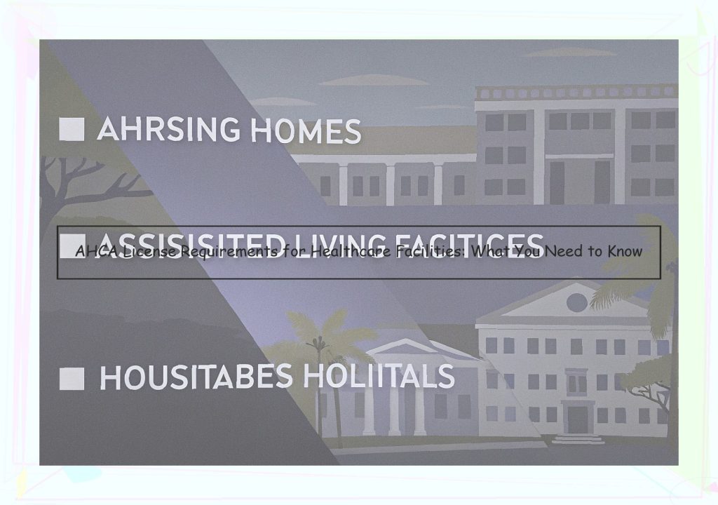 AHCA License Requirements for Healthcare Facilities: What You Need to ...